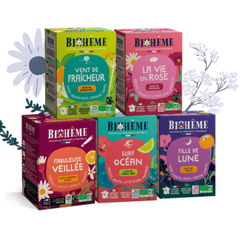 Infusions Bio - Tradition herboriste - Fabriquées en France - Biohême