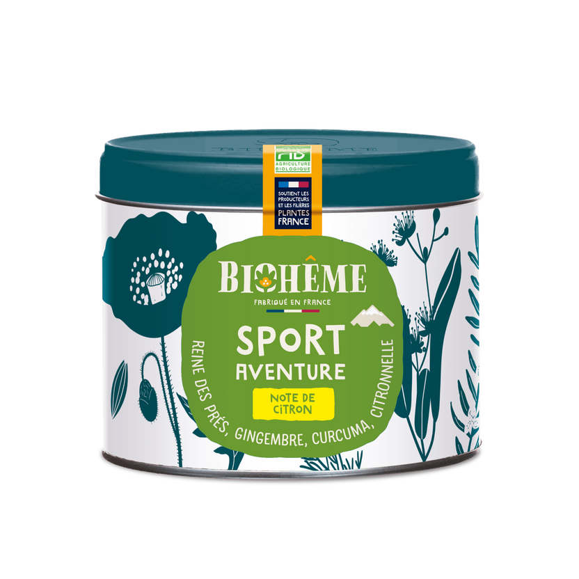 Tisanes Bio en vrac boîte - zéro-déchet - fabriquées en France - Biohême