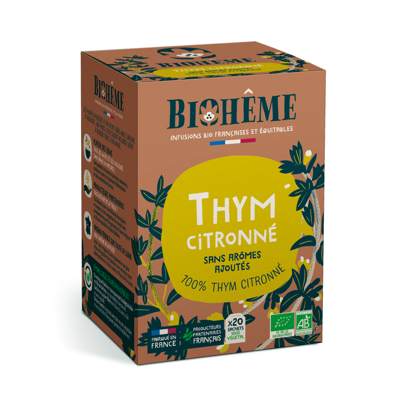 Infusions Bio - Tradition herboriste - Fabriquées en France - Biohême